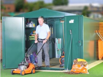 Metal garden shed accessories | Gladiator shed from Asgard