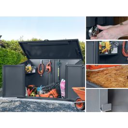 Metal garden shed - full garden storage pack from Asgard