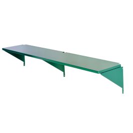 Full width shed shelf from Asgard