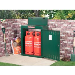 Gas bottle storage for 2 bottles, Calor gas approved gas storage Asgard
