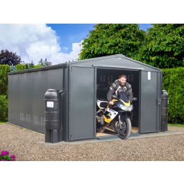 Motorcycle Workshop Container Shipping Container Bike Shop! It's