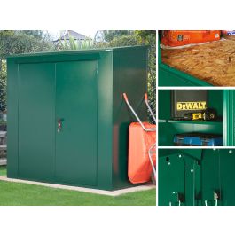 7x3 Metal Caravan Storage (Trojan Plus) - 5 Point Locking- Bundle Deal ...