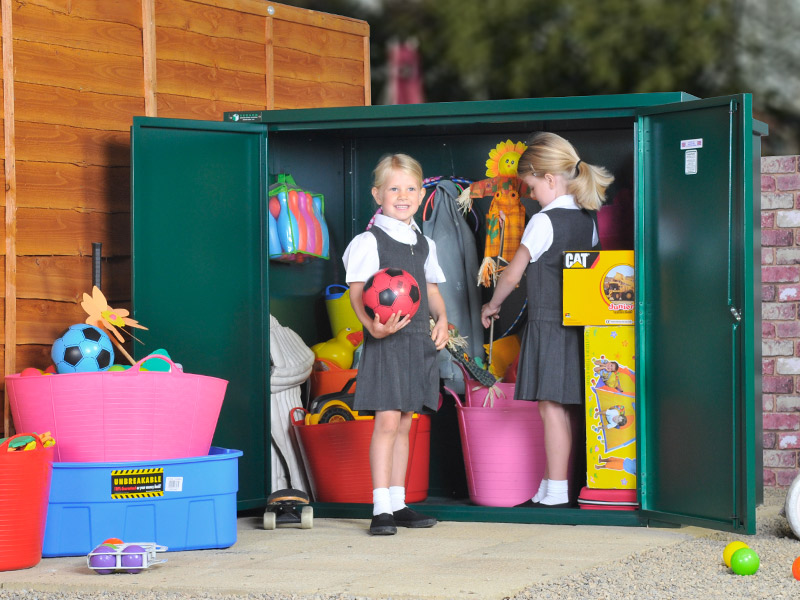 Child friendly school storage at Asgard